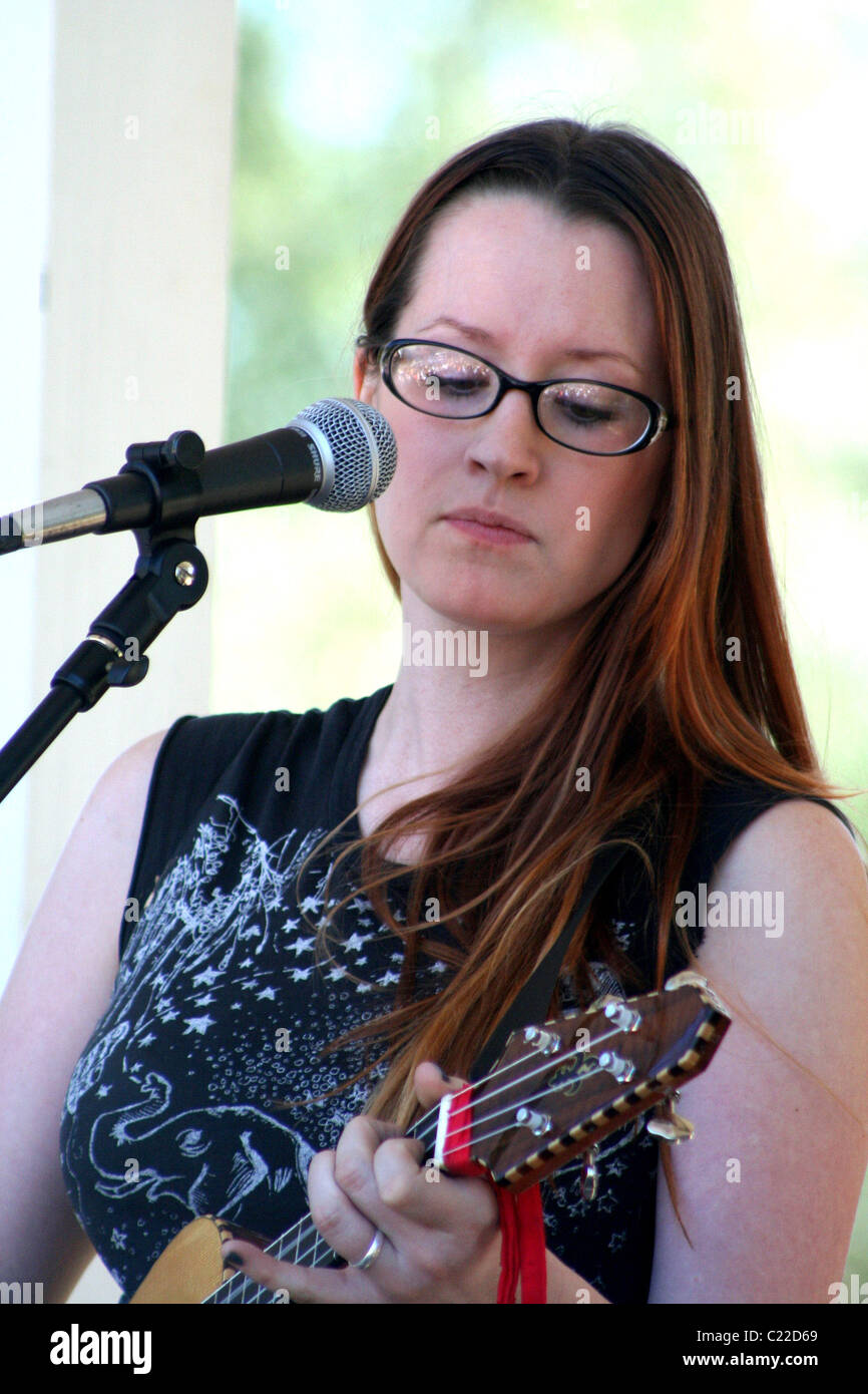 Ingrid Michaelson performs at an invite-only concert at the Bernardo ...