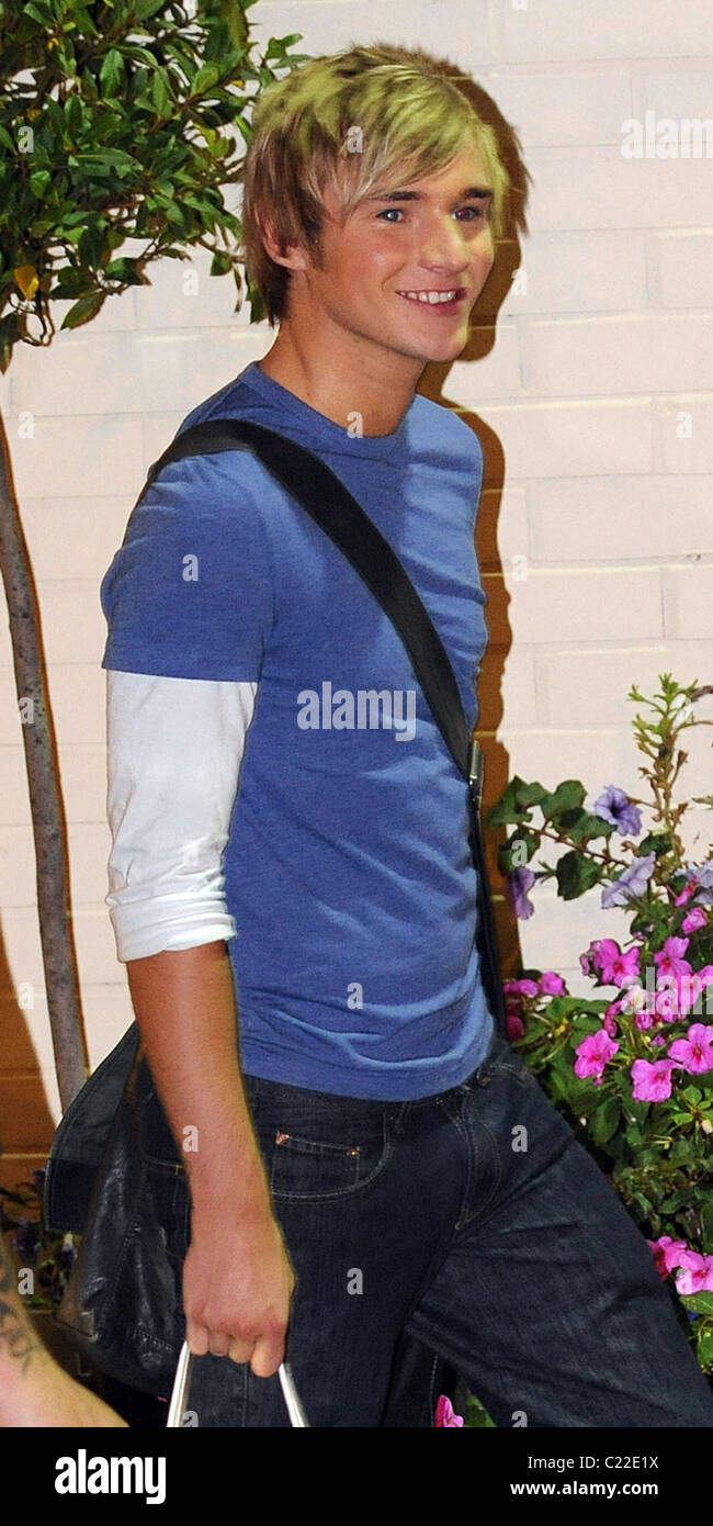 Lloyd Daniels leaves the X Factor studios after the first live show ...