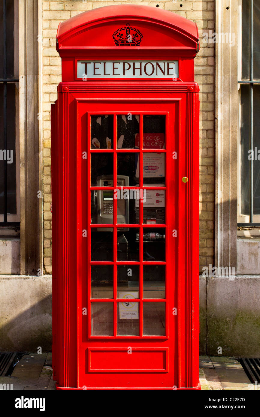 Red telephone box Stock Photo - Alamy