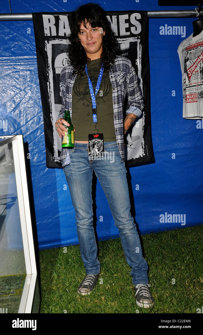 Barbara Ramone Johnny Ramone Tribute held at the Hollywood Forever ...