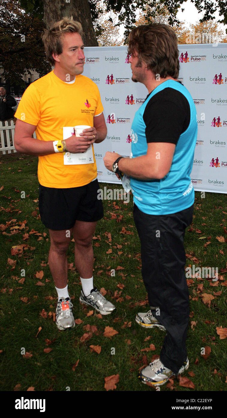 Ben Fogle and Charley Boorman The Royal Parks Foundation Half Marathon ...