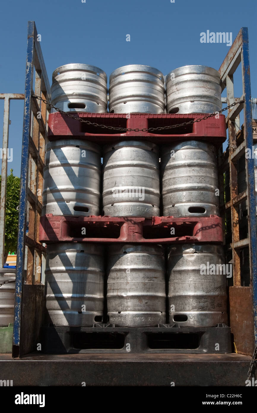 Delivering barrels hi-res stock photography and images - Alamy