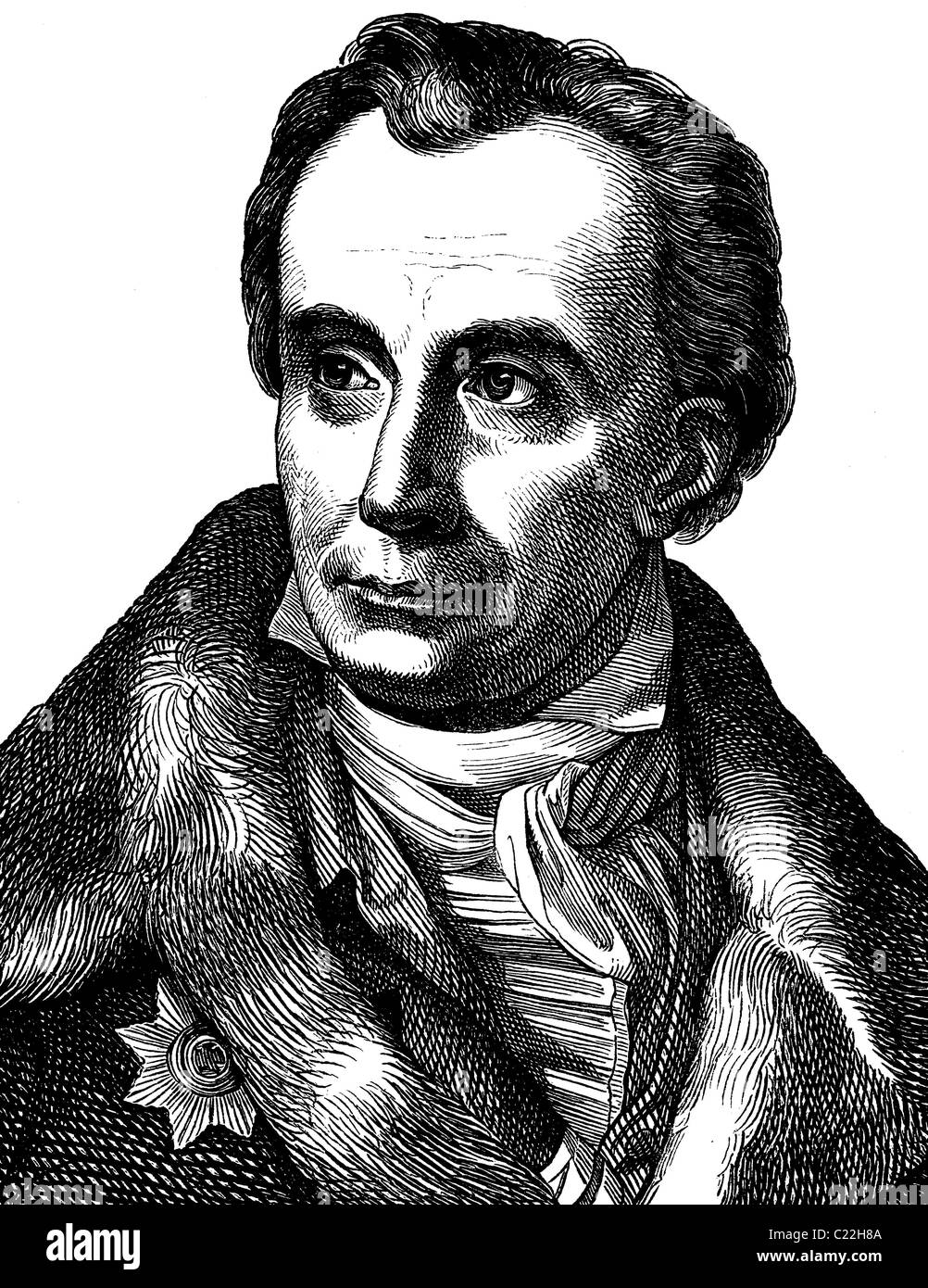 Digital improved image of Heinrich Theodor von Schoen, 1773 - 1856 ...