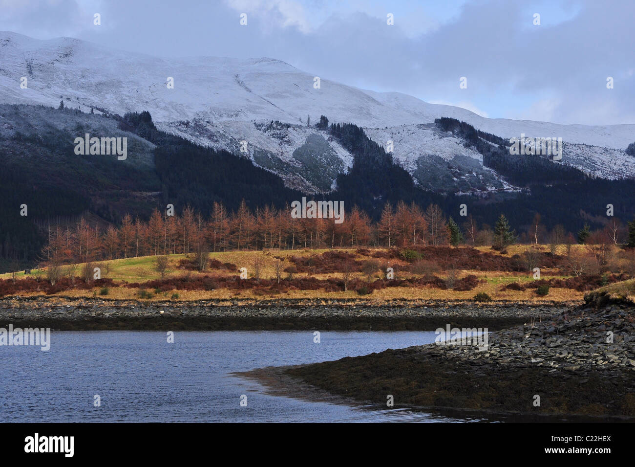 Loch leven snow hi-res stock photography and images - Alamy