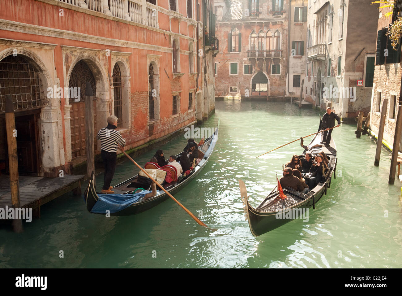 Water canal venice italy people hi-res stock photography and images - Alamy
