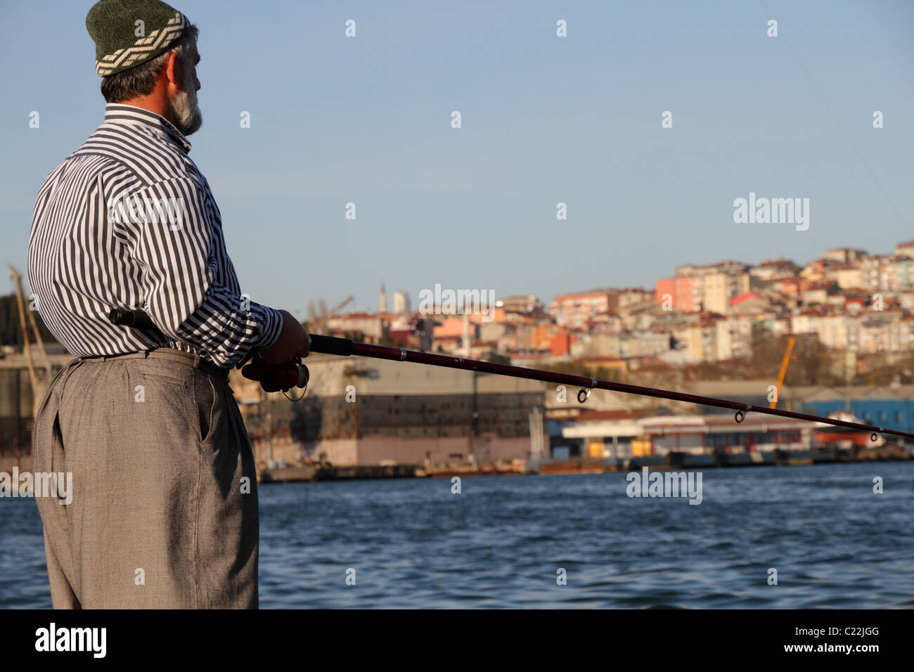 Angler fishing in old hi-res stock photography and images - Alamy