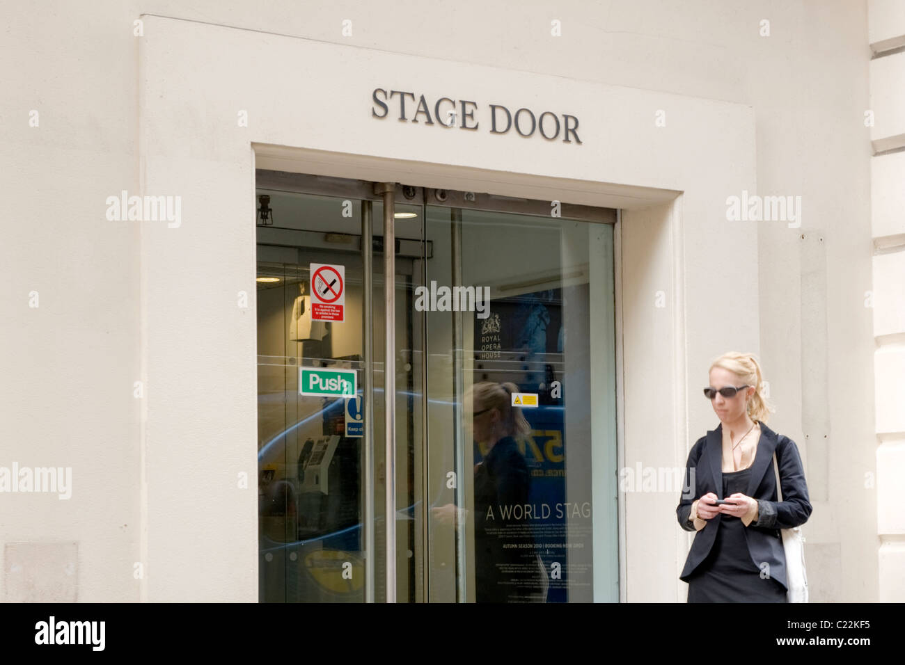 Stage door royal opera house hi-res stock photography and images - Alamy