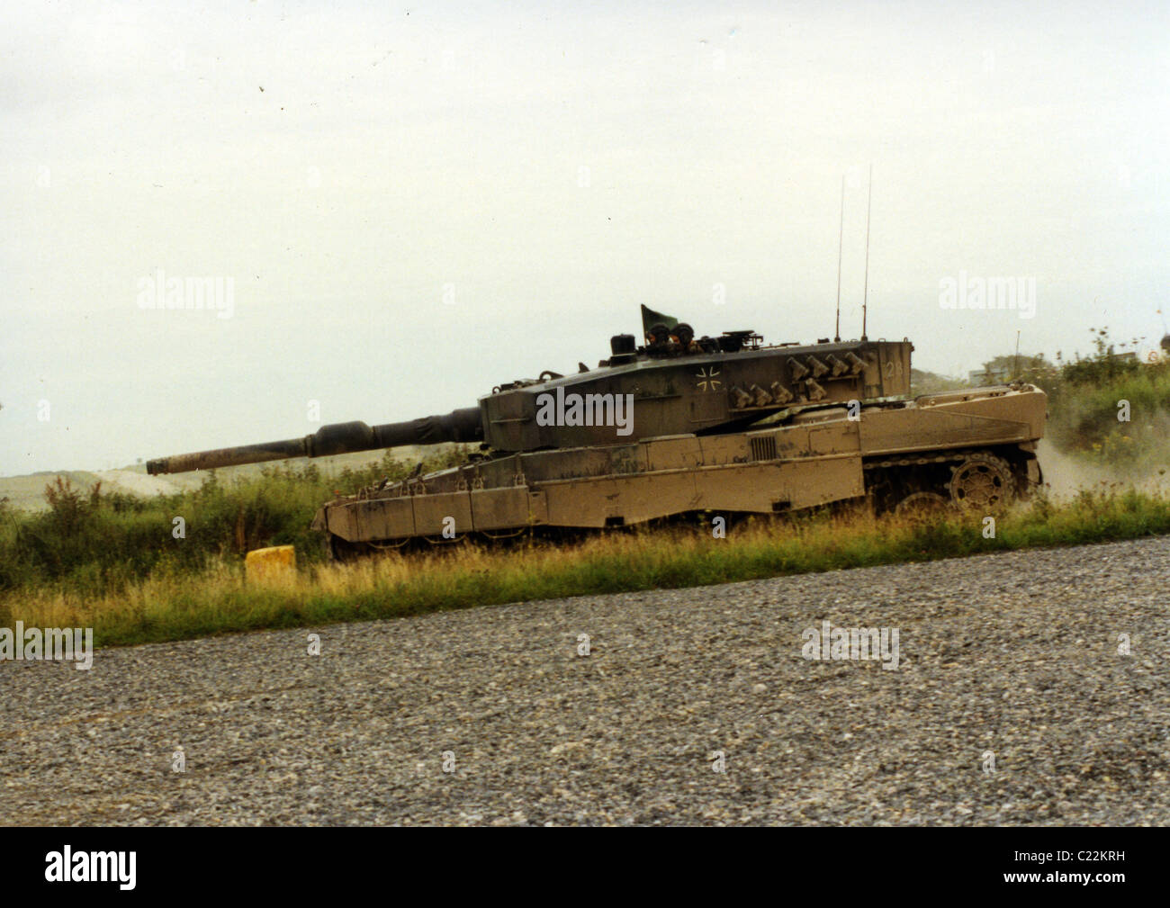 The Leopard 2 is a German main battle tank (Kampfpanzer) developed by ...
