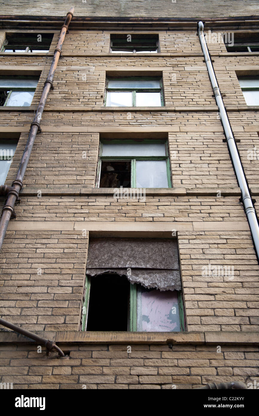 Boarded up property in Bradford, West Yorkshire, England UK Stock Photo ...