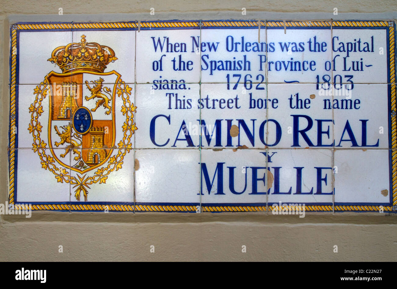 Street sign french quarter hi-res stock photography and images - Alamy