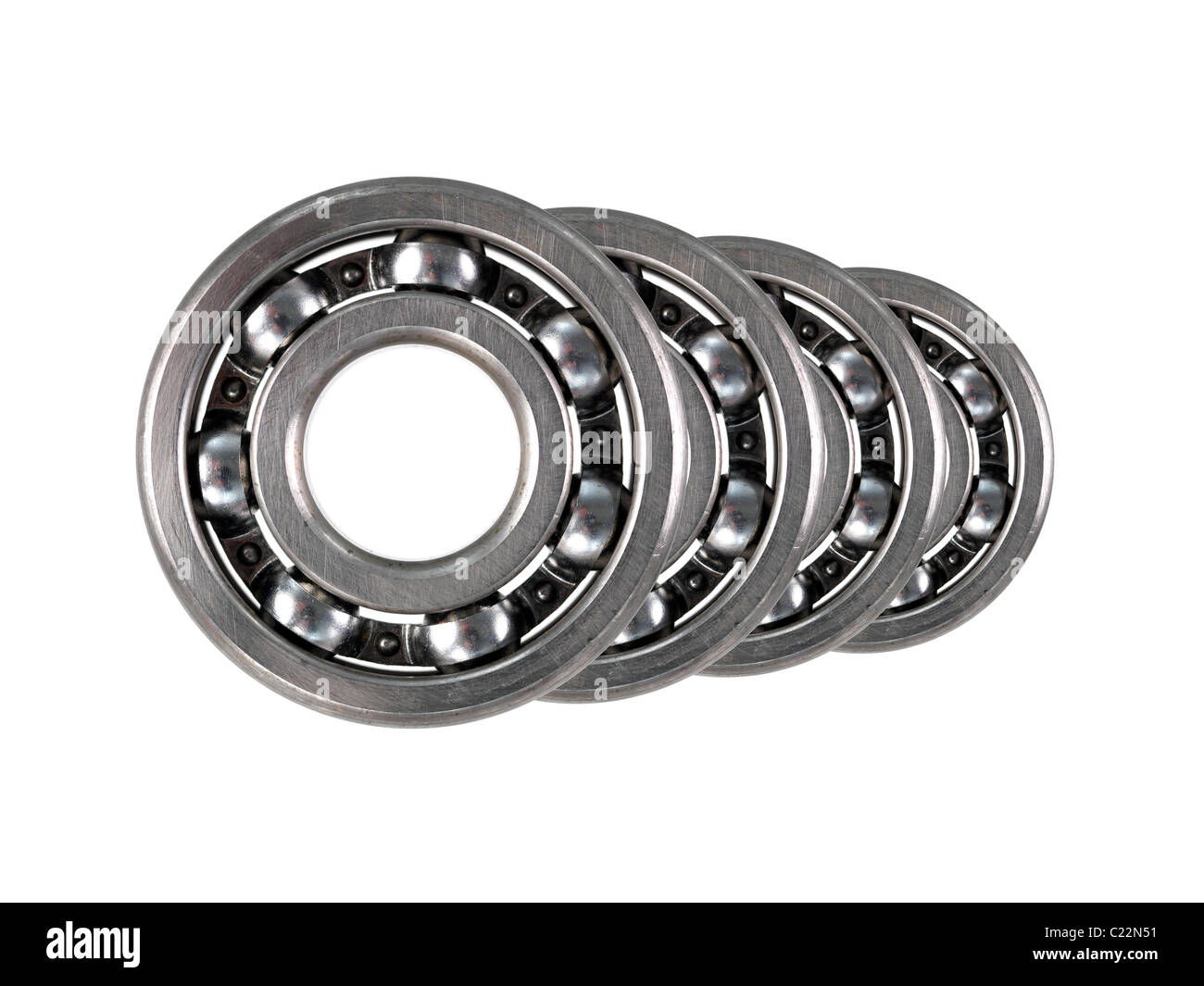A bearing isolated against a white background Stock Photo - Alamy