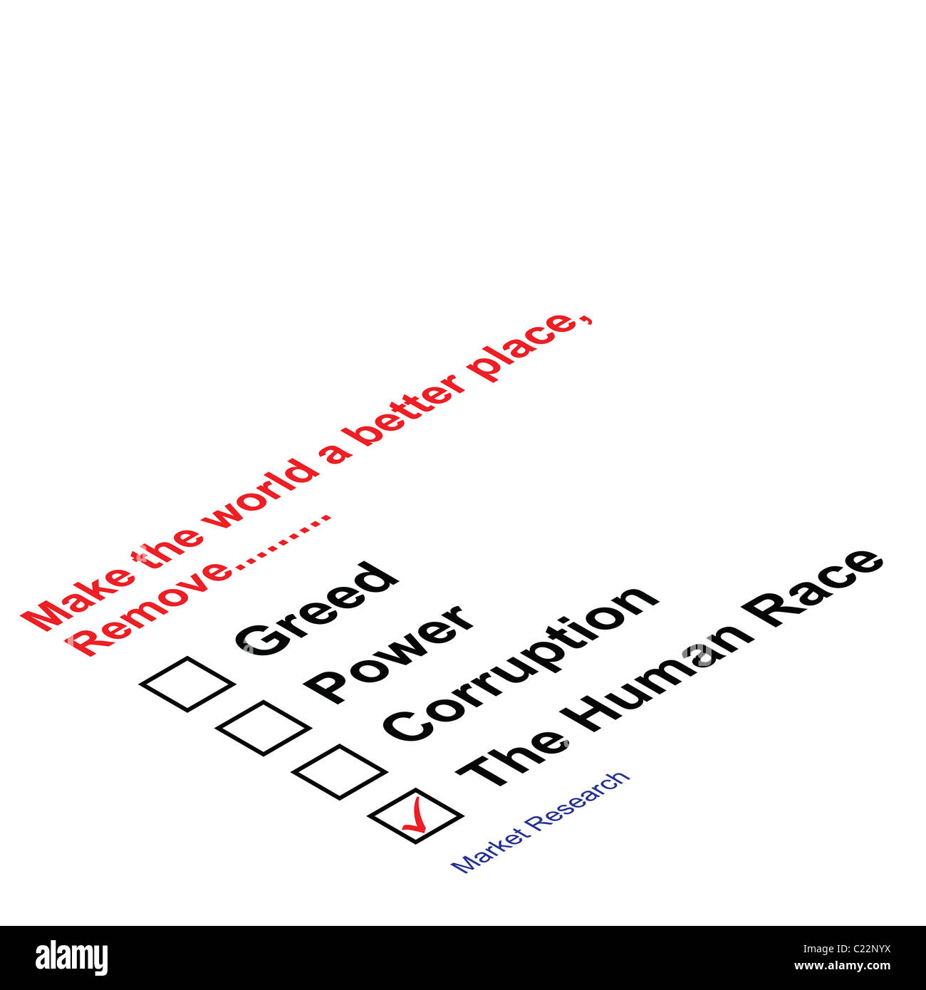 Human research survey Cut Out Stock Images & Pictures - Alamy