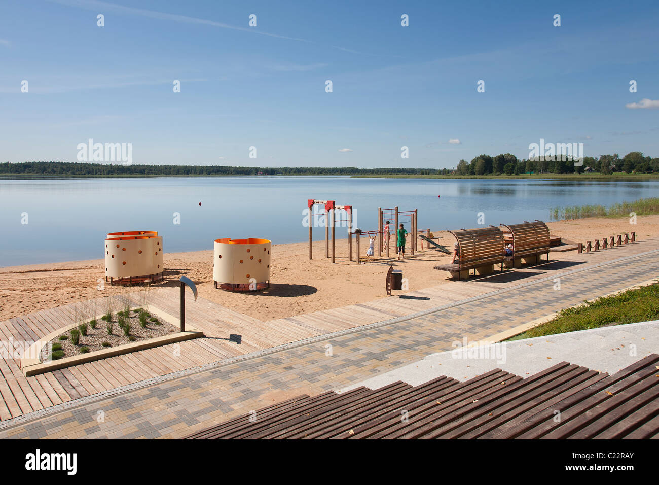 Tamula lake promenade hi-res stock photography and images - Alamy
