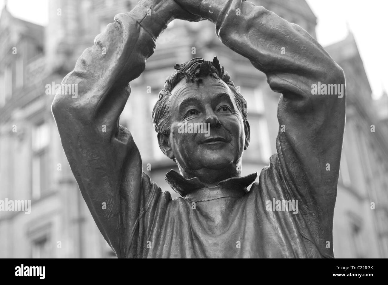 Derby city centre statue Black and White Stock Photos & Images - Alamy