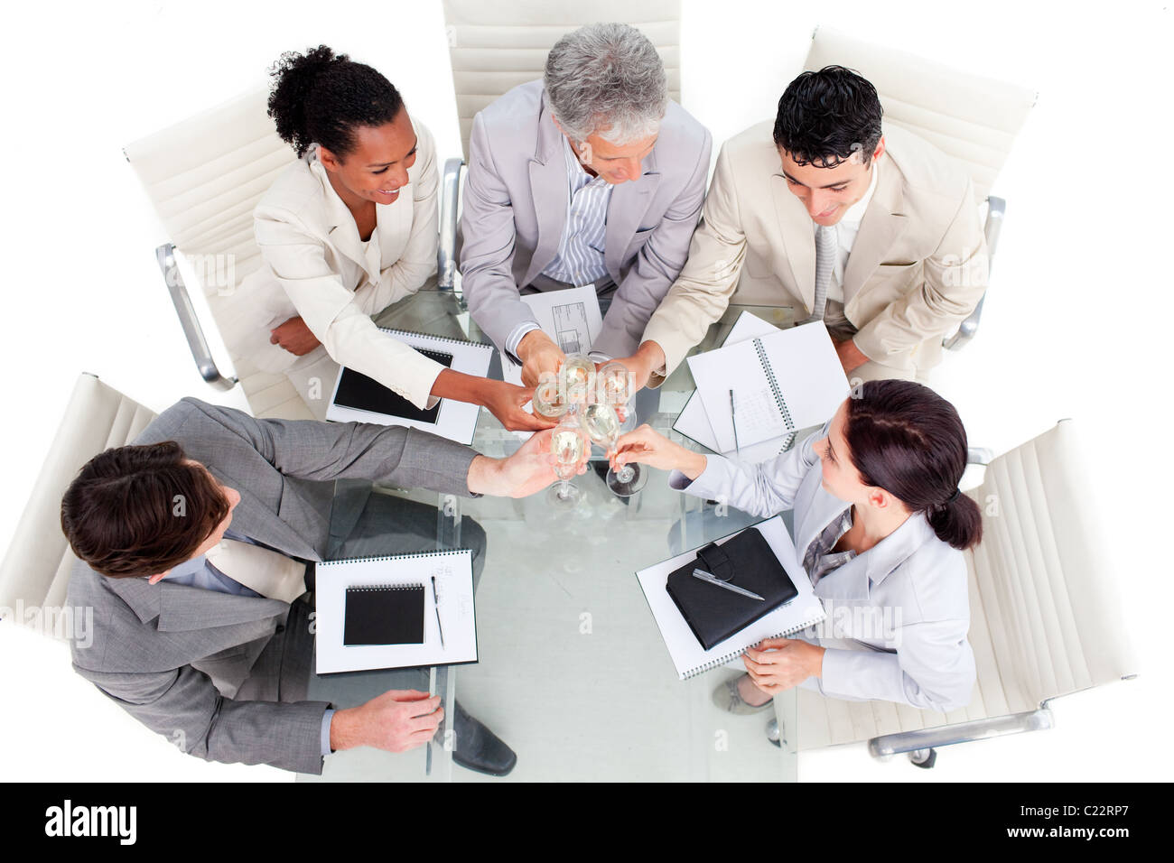 Celebrating sucess hi-res stock photography and images - Alamy