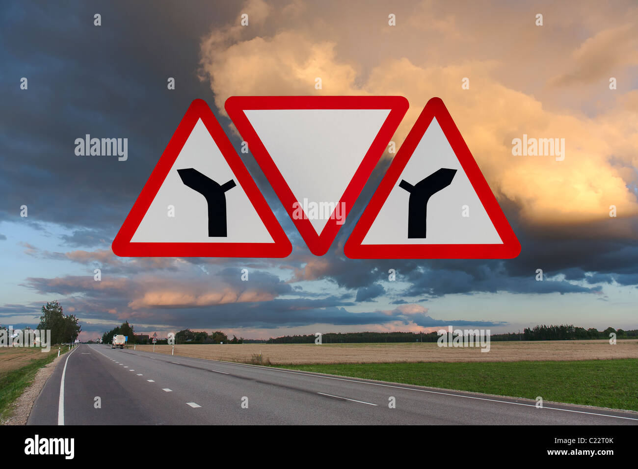 Unusual road signs hi-res stock photography and images - Alamy