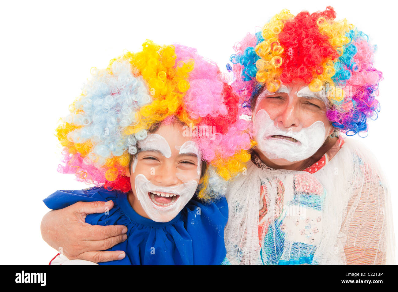 Clown crying child hi-res stock photography and images - Alamy