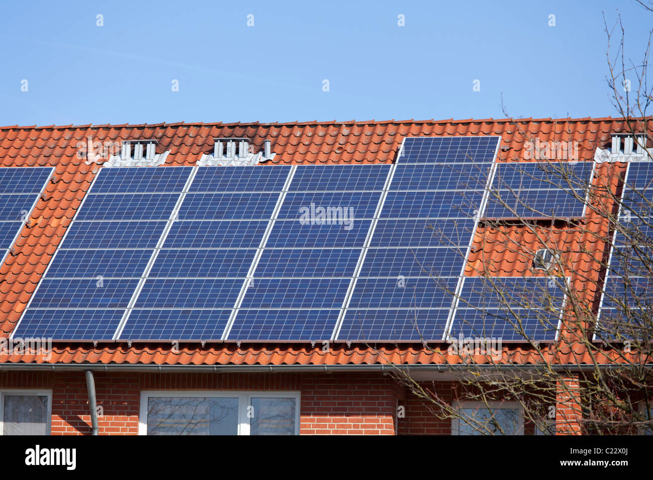 Photovoltaik house germany hi-res stock photography and images - Alamy