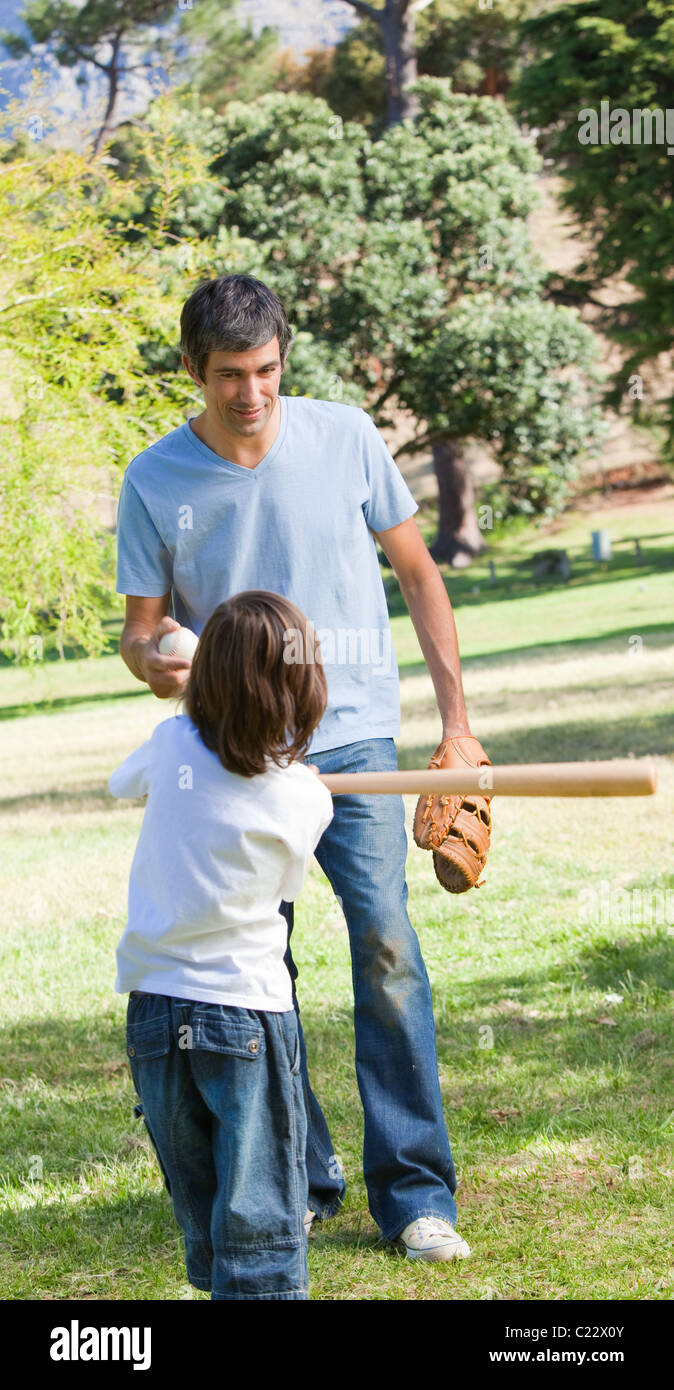 Baseball catch dad hi-res stock photography and images - Alamy