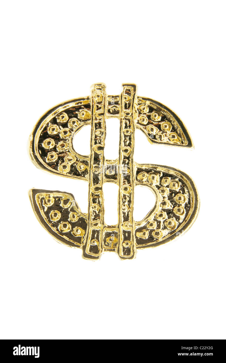 Gold Dollar Sign Stock Photo - Alamy