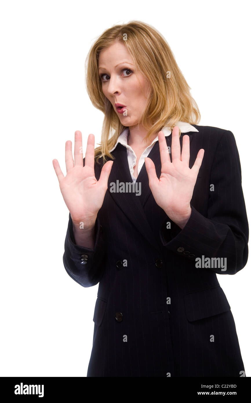 Back off or stay away Stock Photo - Alamy
