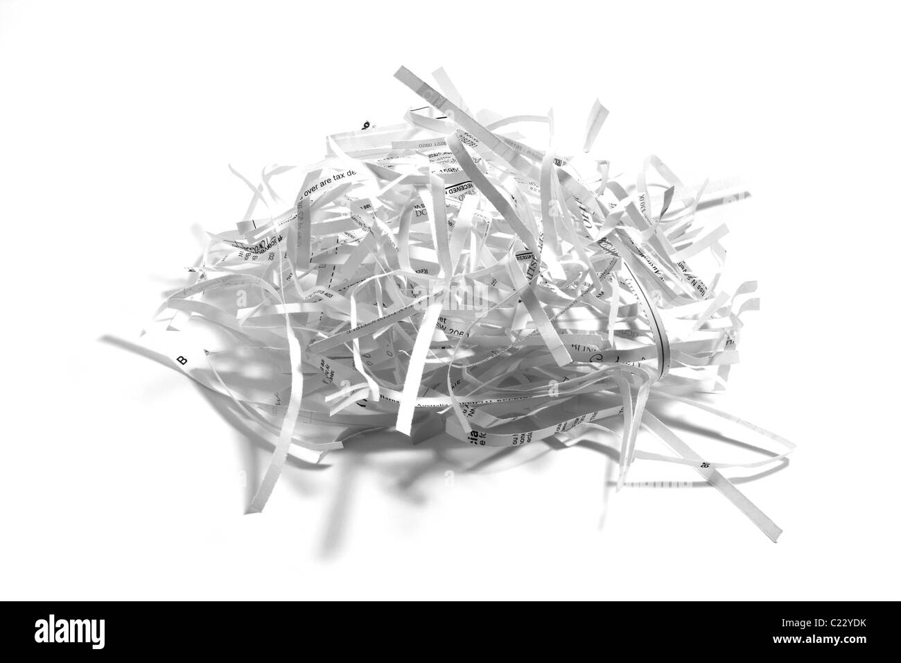 Shredded papers Cut Out Stock Images & Pictures - Alamy