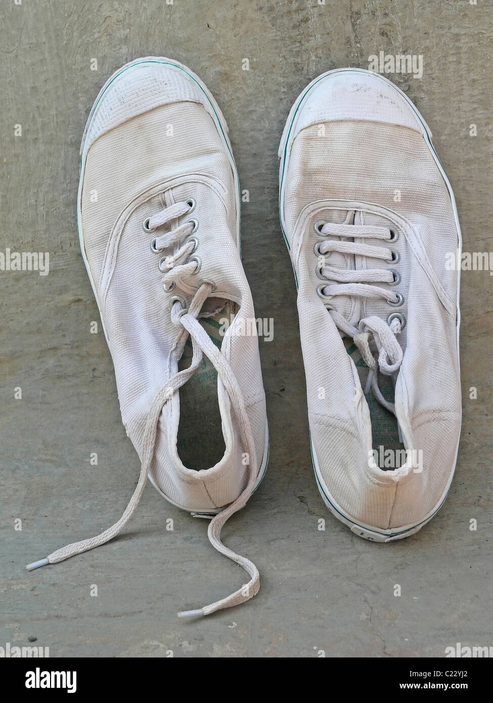 Canvas tennis shoes hi-res stock photography and images - Alamy