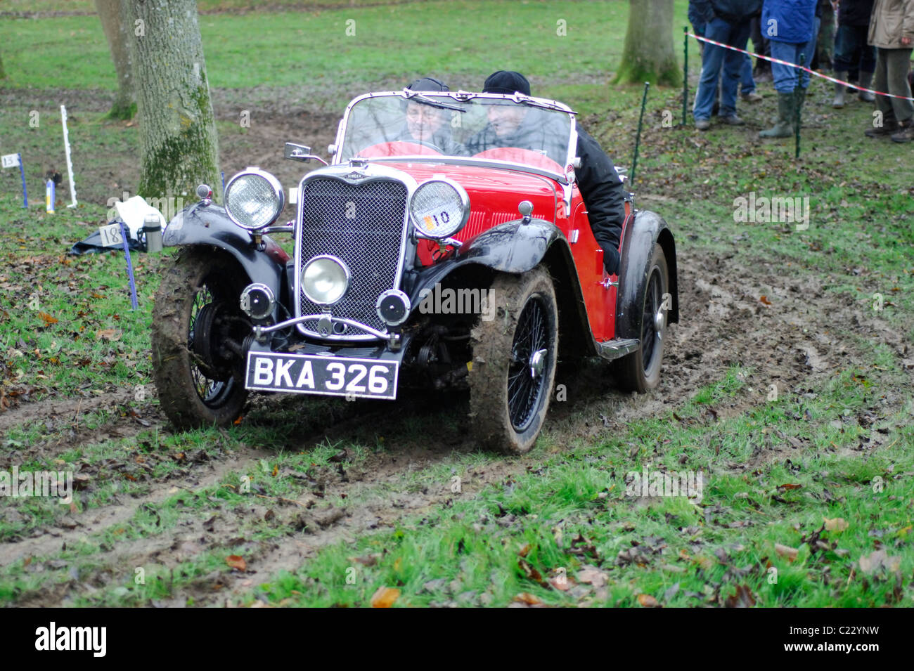 Singer Le Mans,1935, in the Cotswold Trial at the Prescott Hill Climb ...