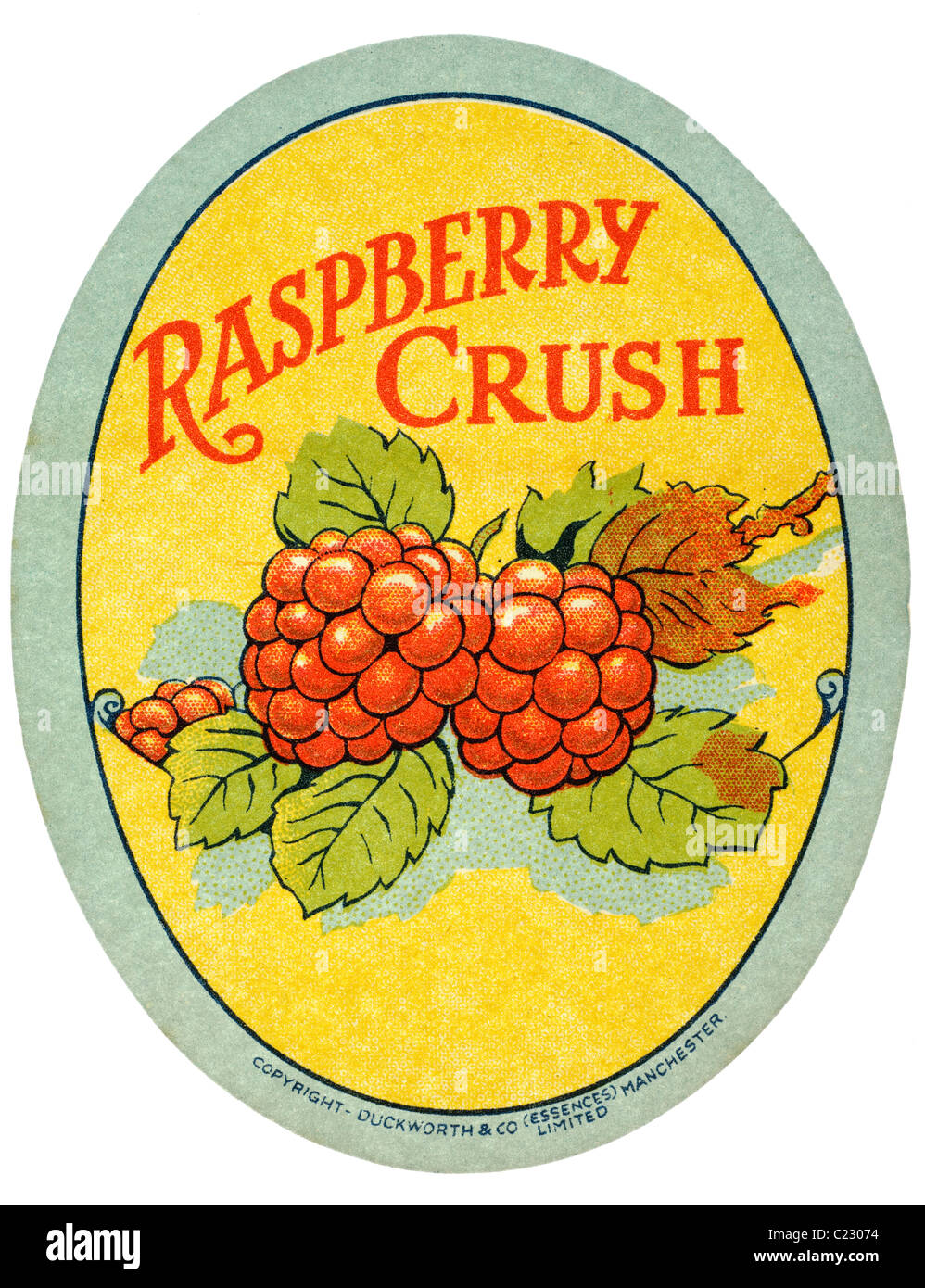 Raspberry label old hi-res stock photography and images - Alamy