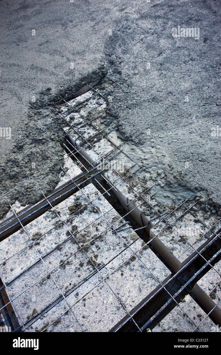 Poured concrete foundations hi-res stock photography and images - Alamy