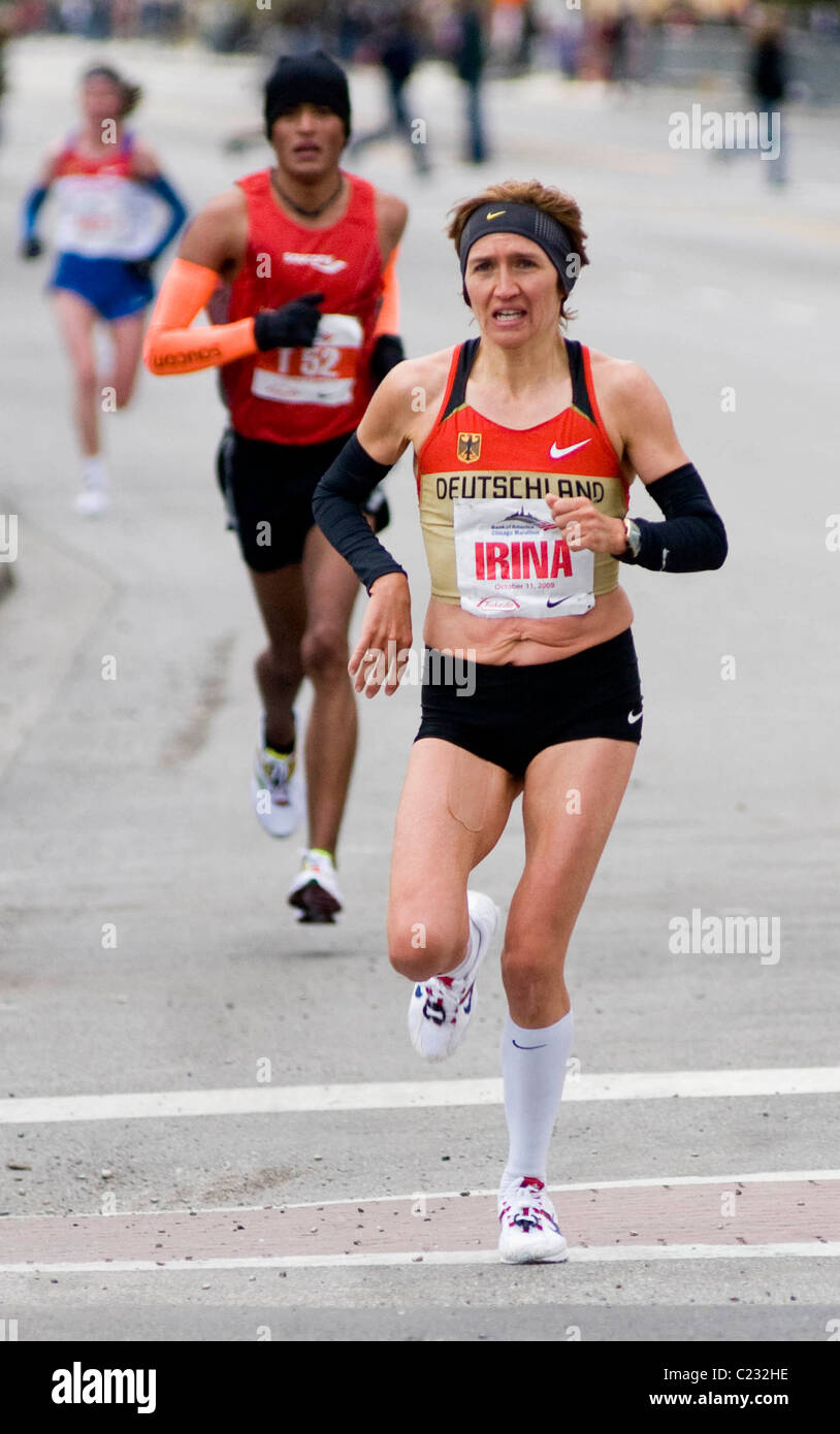 Irina Mikitenko, The Bank of America Chicago Marathon Chicago, Illinois ...