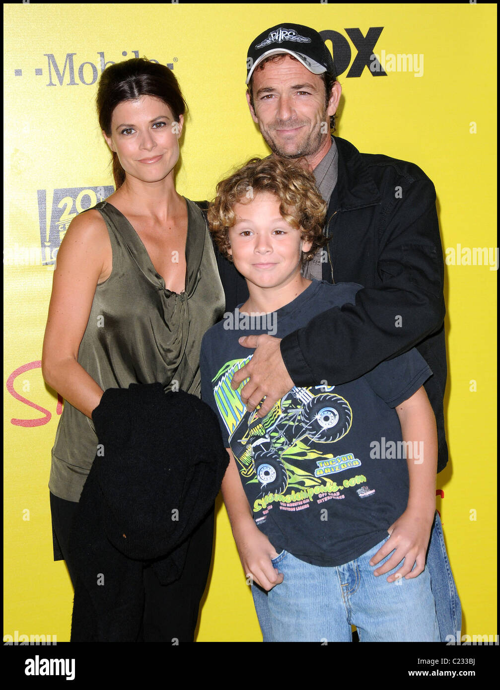 Luke Perry Son Jack And Girlfriend At The Simpsons Treehouse Of Horror Xx And 20th Anniversary