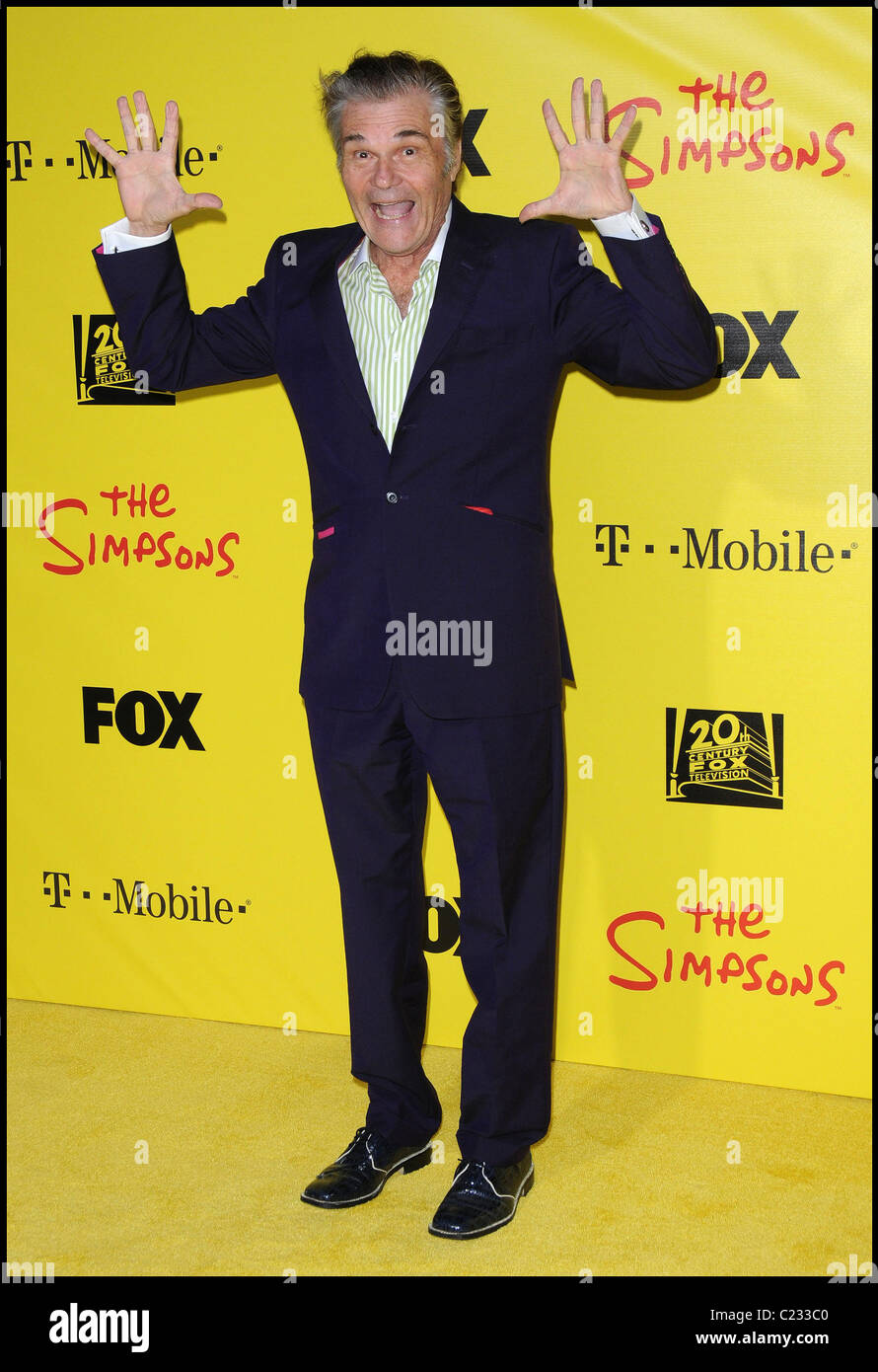Fred Willard at the Simpsons Treehouse Of Horror XX and 20th ...
