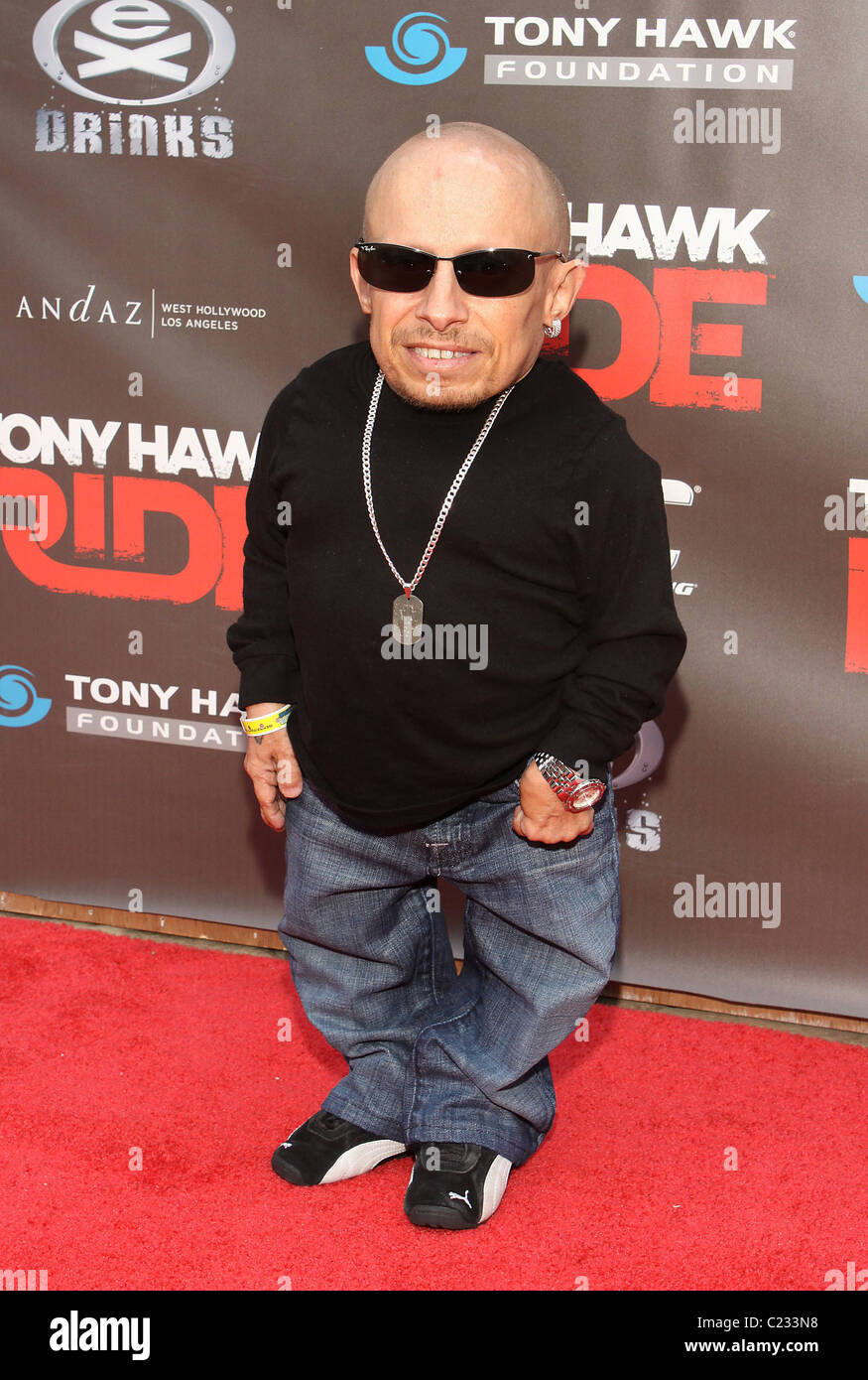 Verne Troyer, at the 'Tony Hawk: Ride Presents Stand Up For Skateparks ...