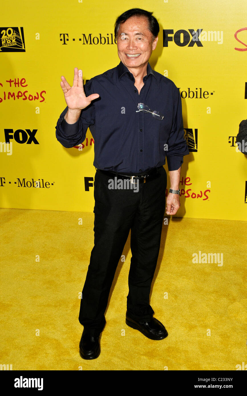 George Takei (Star Trek) at the Simpsons Treehouse Of Horror and 20th ...