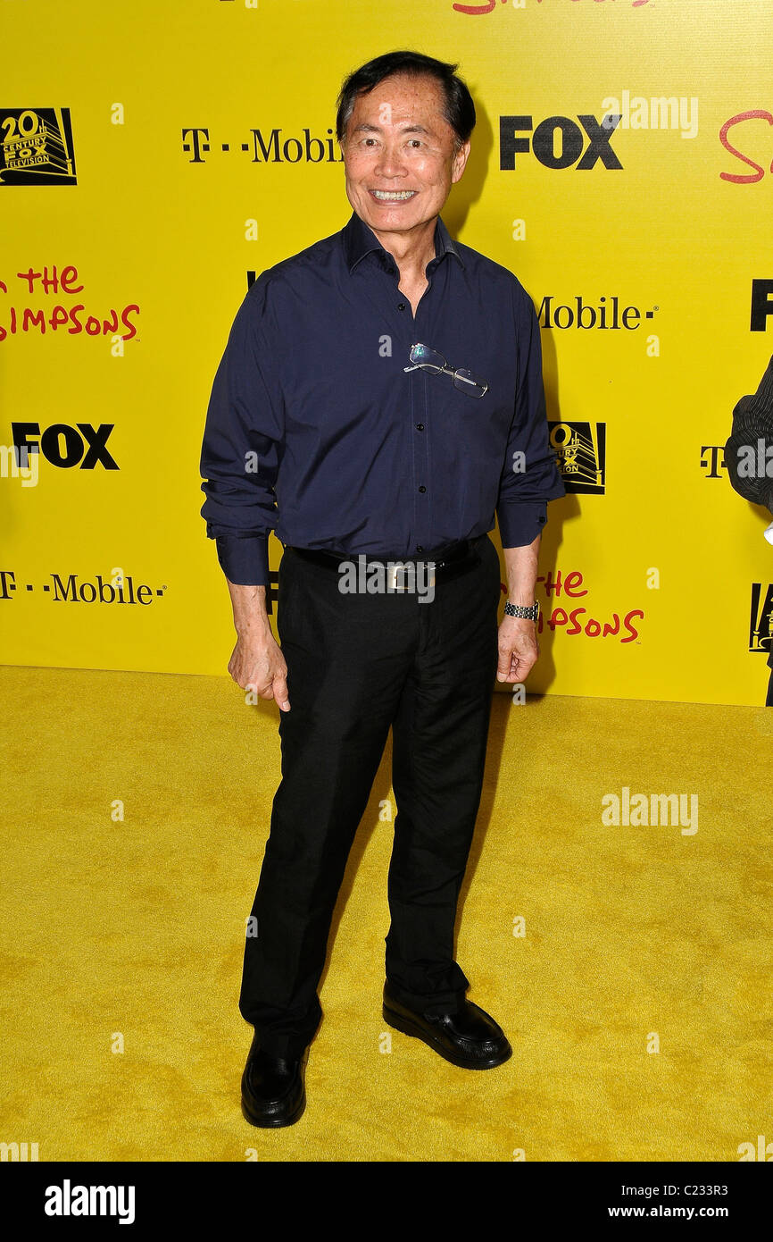 George Takei (Star Trek) at the Simpsons Treehouse Of Horror and 20th ...