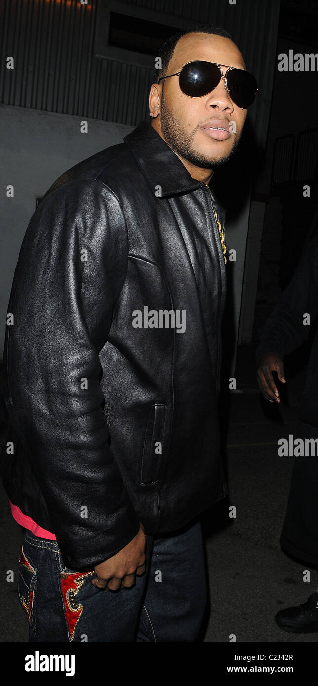 Flo Rida, leaving London's Fountain Studio after appearing on The X ...