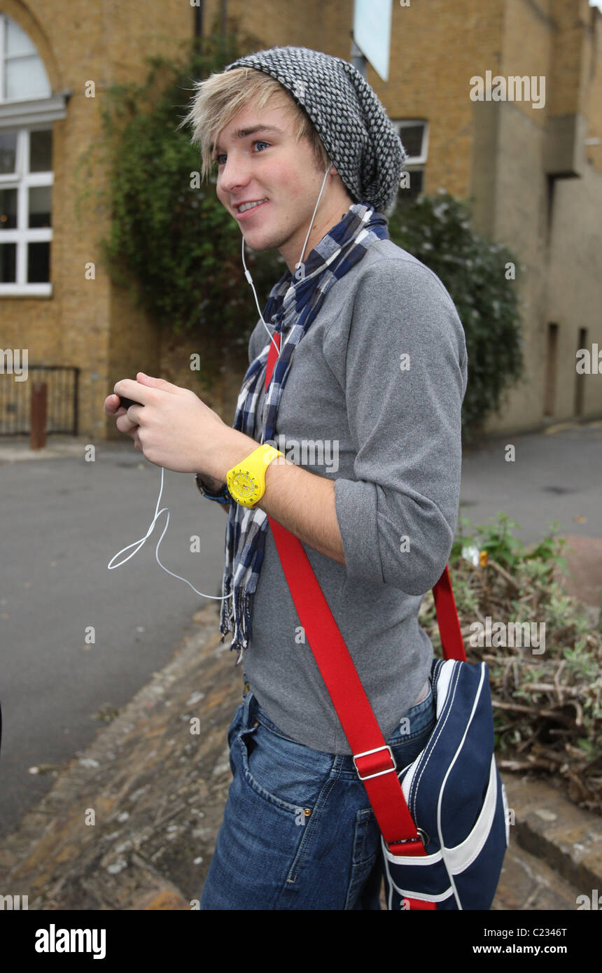 Lloyd Daniels arrives at a studio for rehearsals London, England - 19. ...