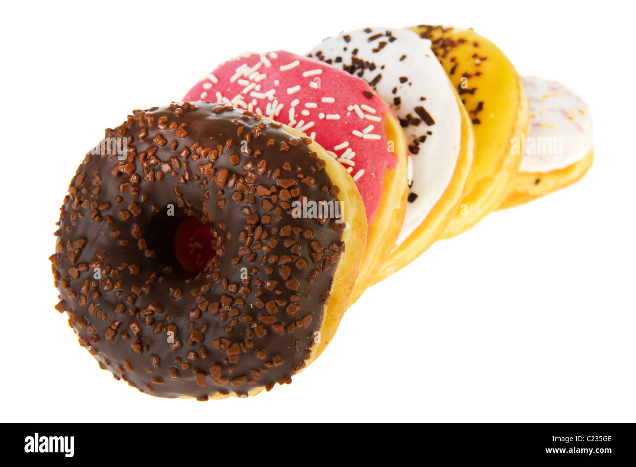 Five donuts Cut Out Stock Images & Pictures - Alamy