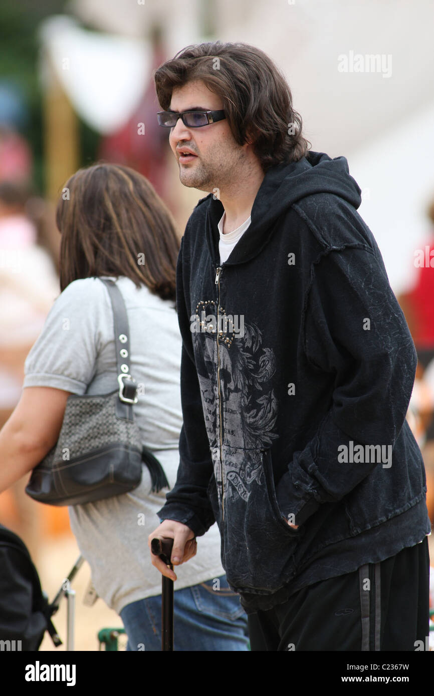 Jason "Gummi Bear" Davis visits Mr. Bones Pumpkin Patch in West ...