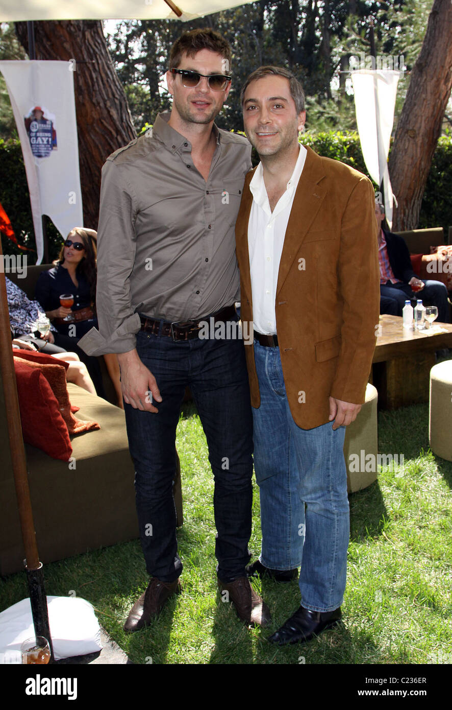 Gale Harold and Scott Lowell The 8th Annual GLEH Garden Party held at a ...