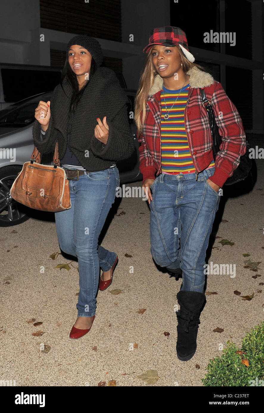 X Factor finalists Shar Alexandra and Shaniece Davis from Miss Frank ...