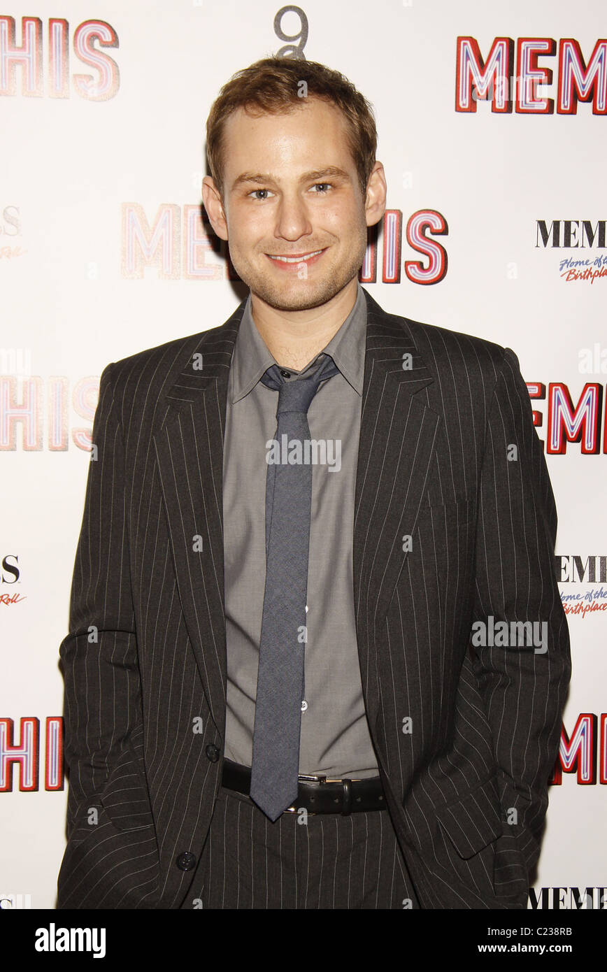 Chad Kimball Opening night after-party for the Broadway musical ...