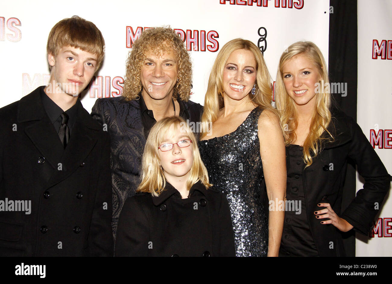 David Bryan and family Opening night after-party for the Broadway ...