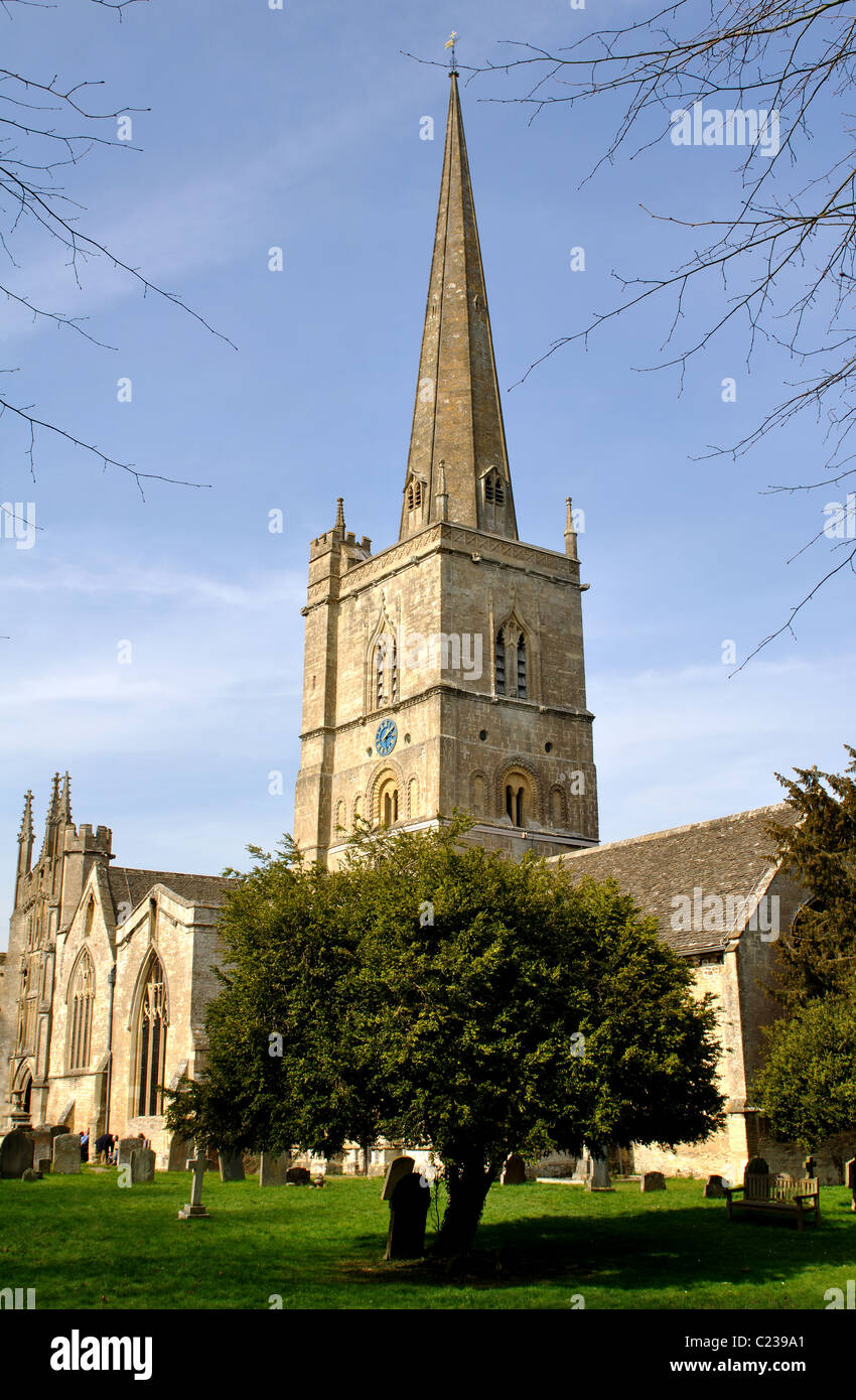 St John the Baptist Church, Burford, Oxfordshire, England, UK Stock ...