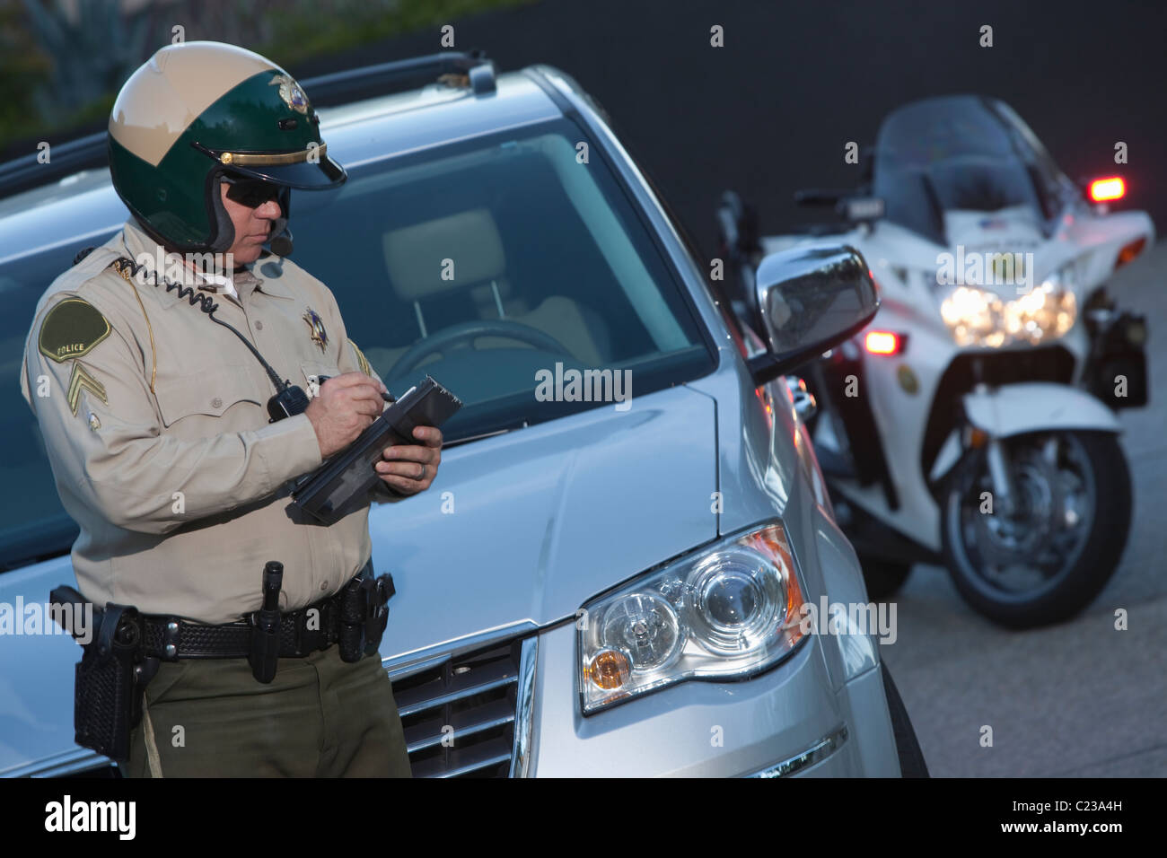 Police ticket america hi-res stock photography and images - Alamy