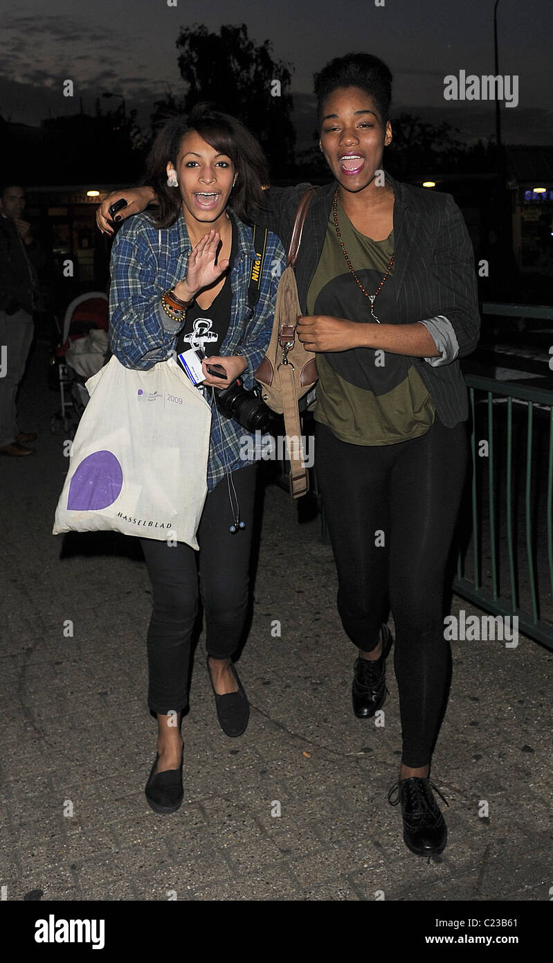 X Factor finalist Rachel Adedji out and about near The X Factor House ...