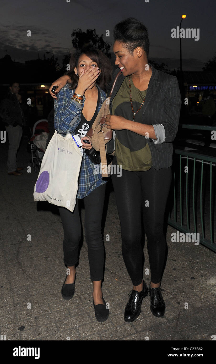 X Factor finalist Rachel Adedji out and about near The X Factor House ...