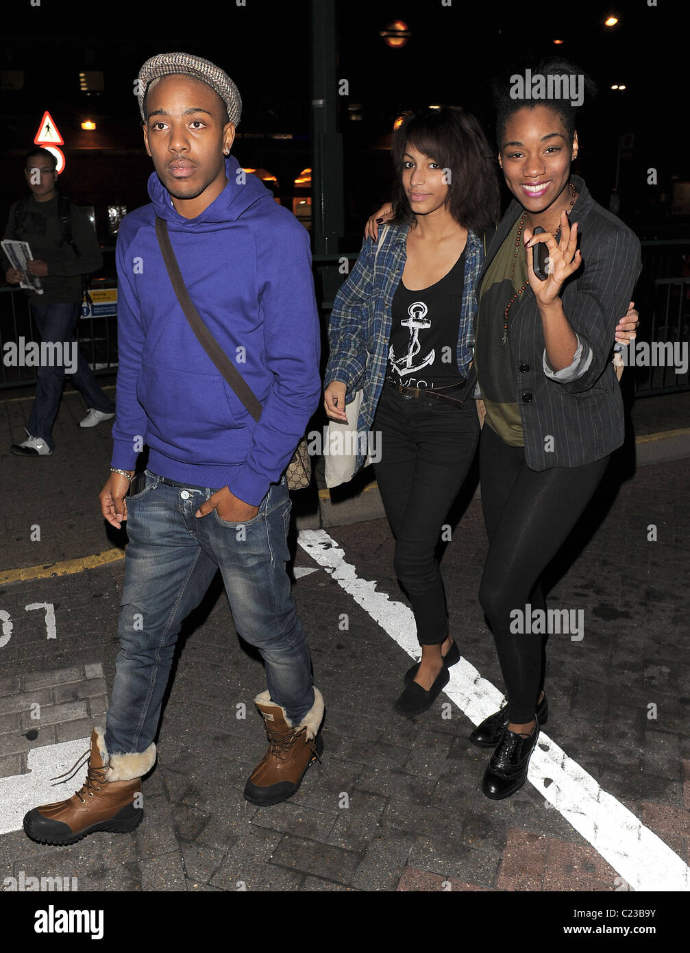 X Factor finalist Rachel Adedji out and about near The X Factor House ...