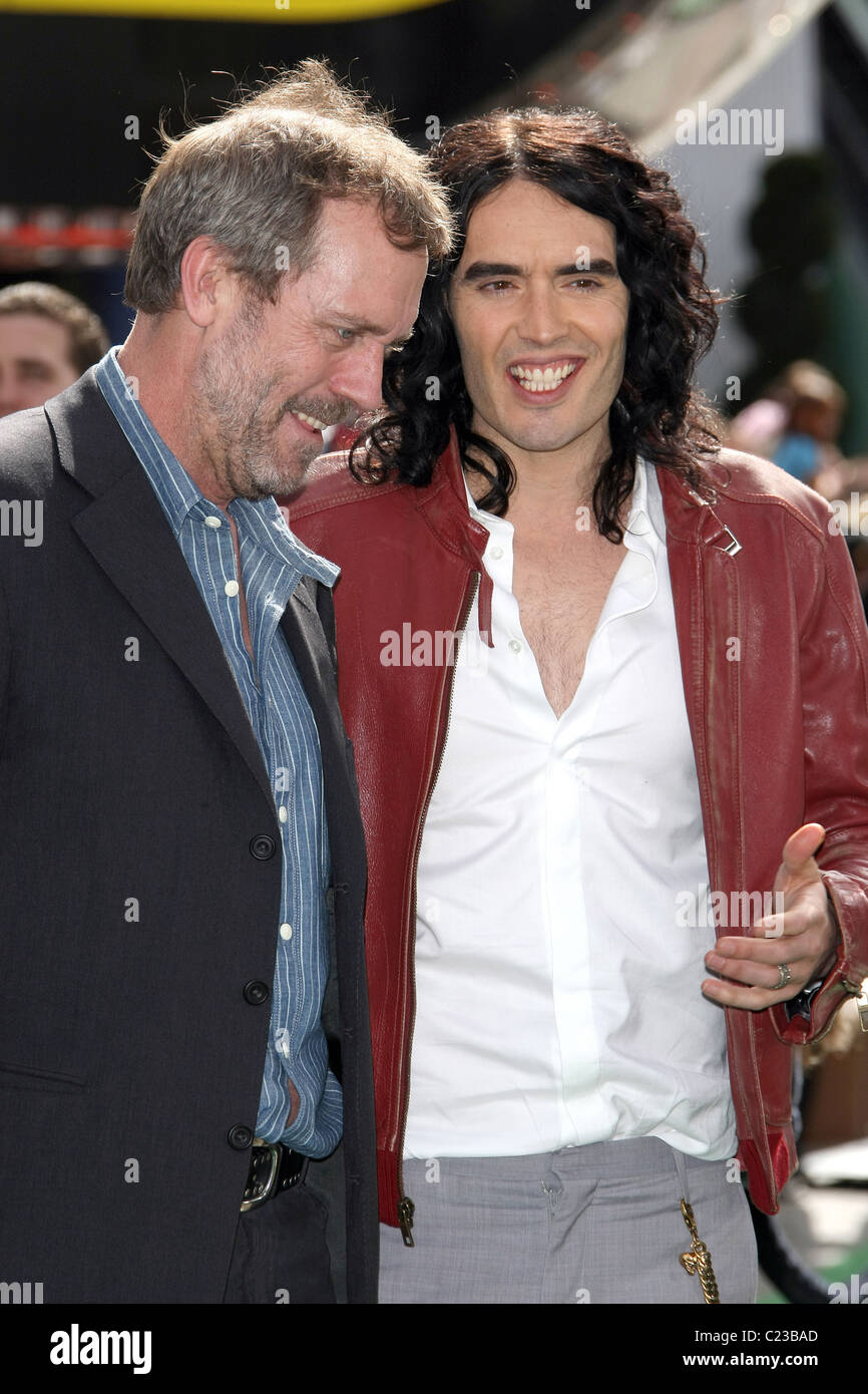 HUGH LAURIE RUSSELL BRAND HOP. WORLD PREMIERE UNIVERSAL PICTURES ...